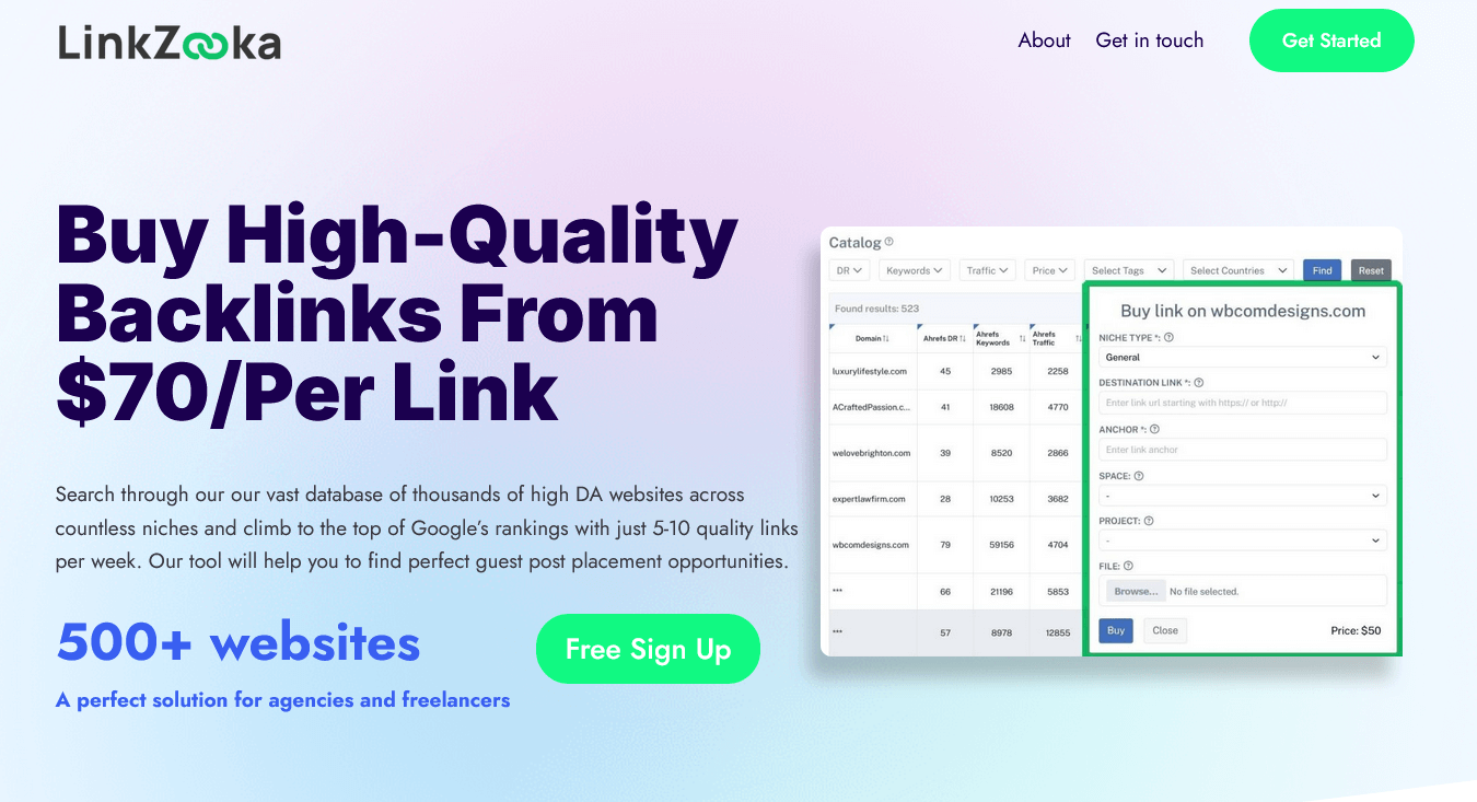 Buy High-Quality Backlinks | LinkZooka SEO Backlink Service